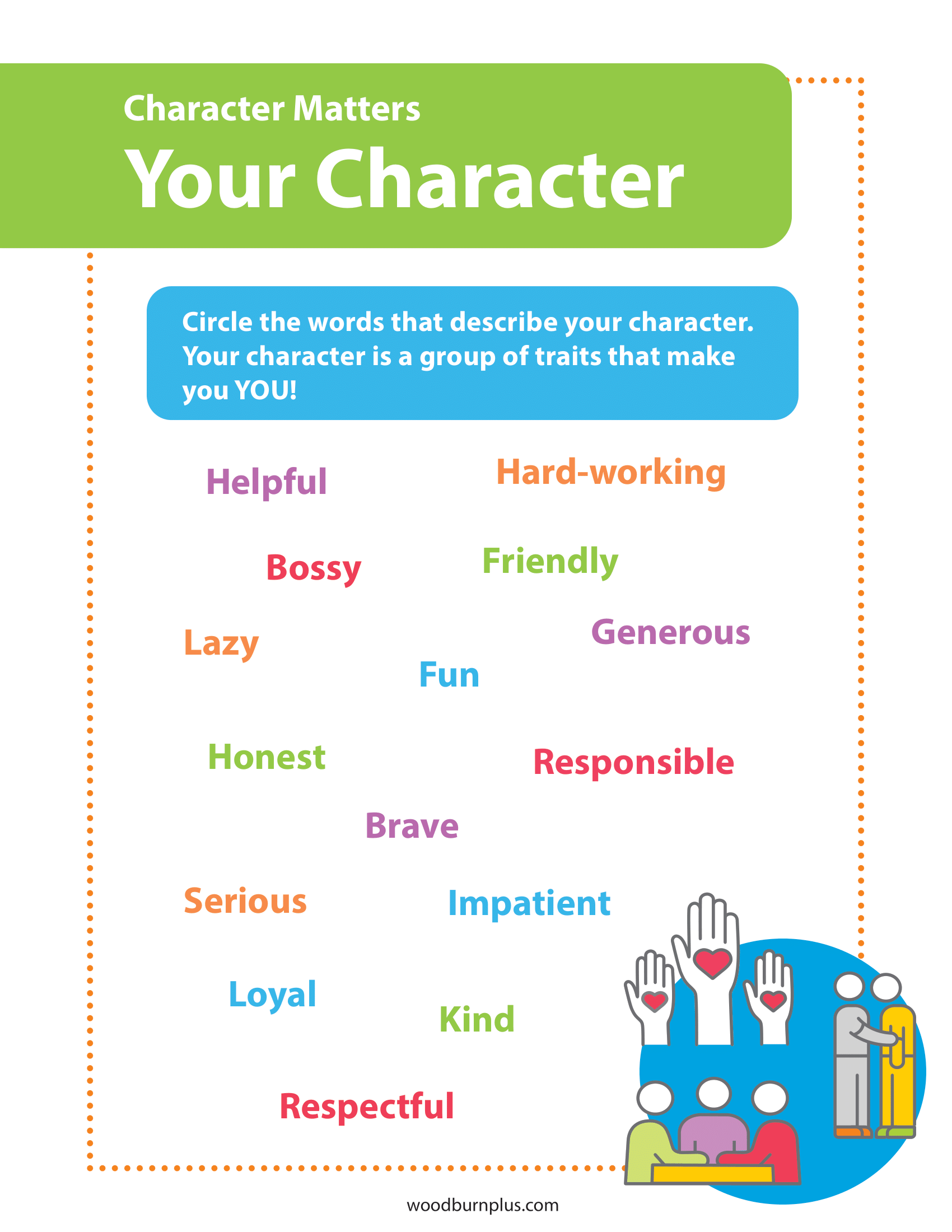 Your Character – Woodburn Plus